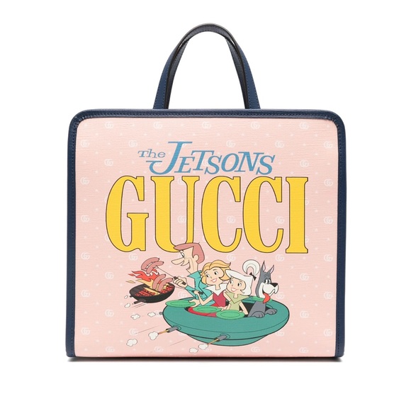 Gucci | Bags | 785 Gucci The Jetsons Printed Tote Bag Signature Canvas ...